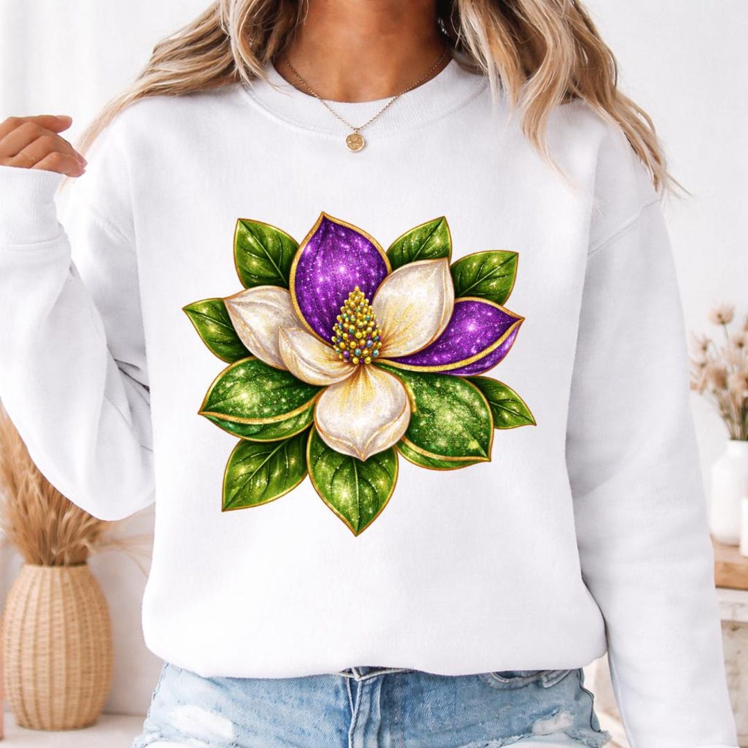 Mardi Gras Flower Png, Mardi Gras Magnolia, Mardi Gras Floral, Magnolia ...