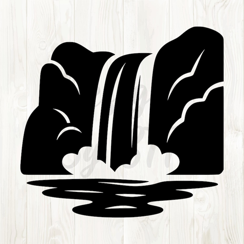 Waterfall Svg - Etsy