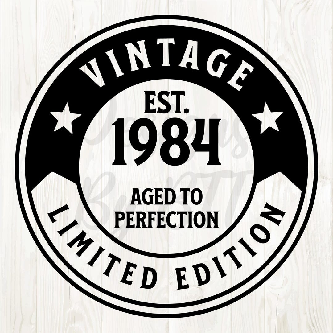1984 Svg Png, 1984 Svg, 1984 Png, 1984 Clip Art, 1984 Birthday Svg ...