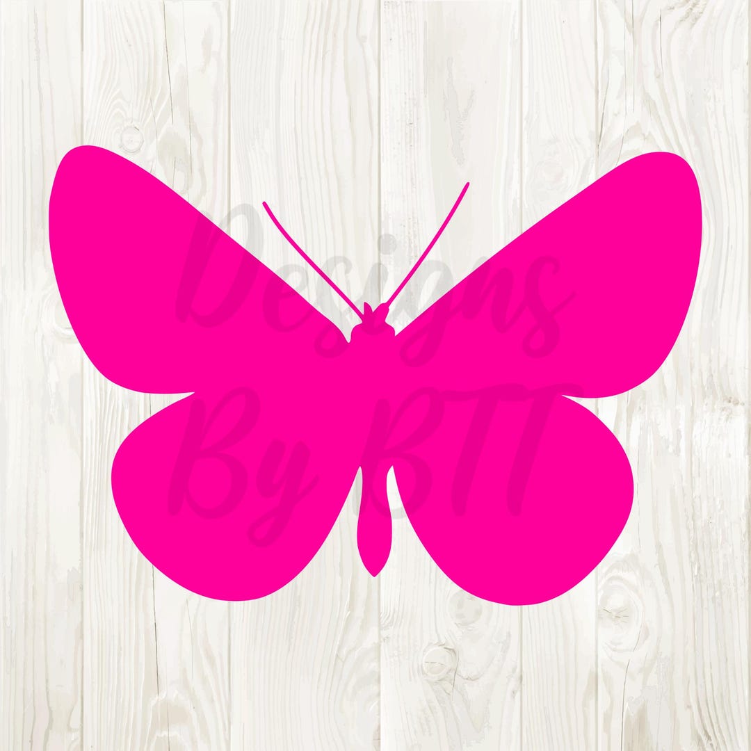 Pink Butterfly Svg, Pink Butterfly Png, Pink Butterfly Clipart, Pink ...