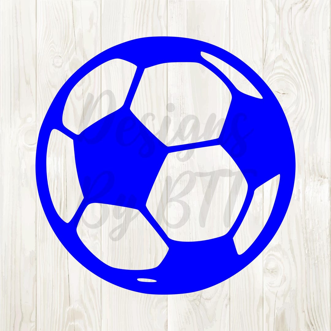 Blue Soccer Png, Blue Soccer Ball, Soccer Ball Svg File, Soccer Ball ...