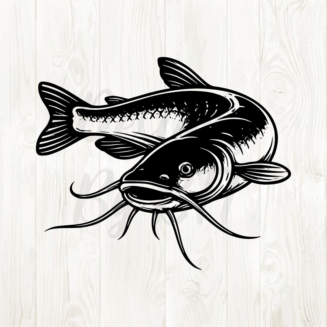 Catfish Png, Catfish Svg Files, Catfish Clipart, Catfish Design ...