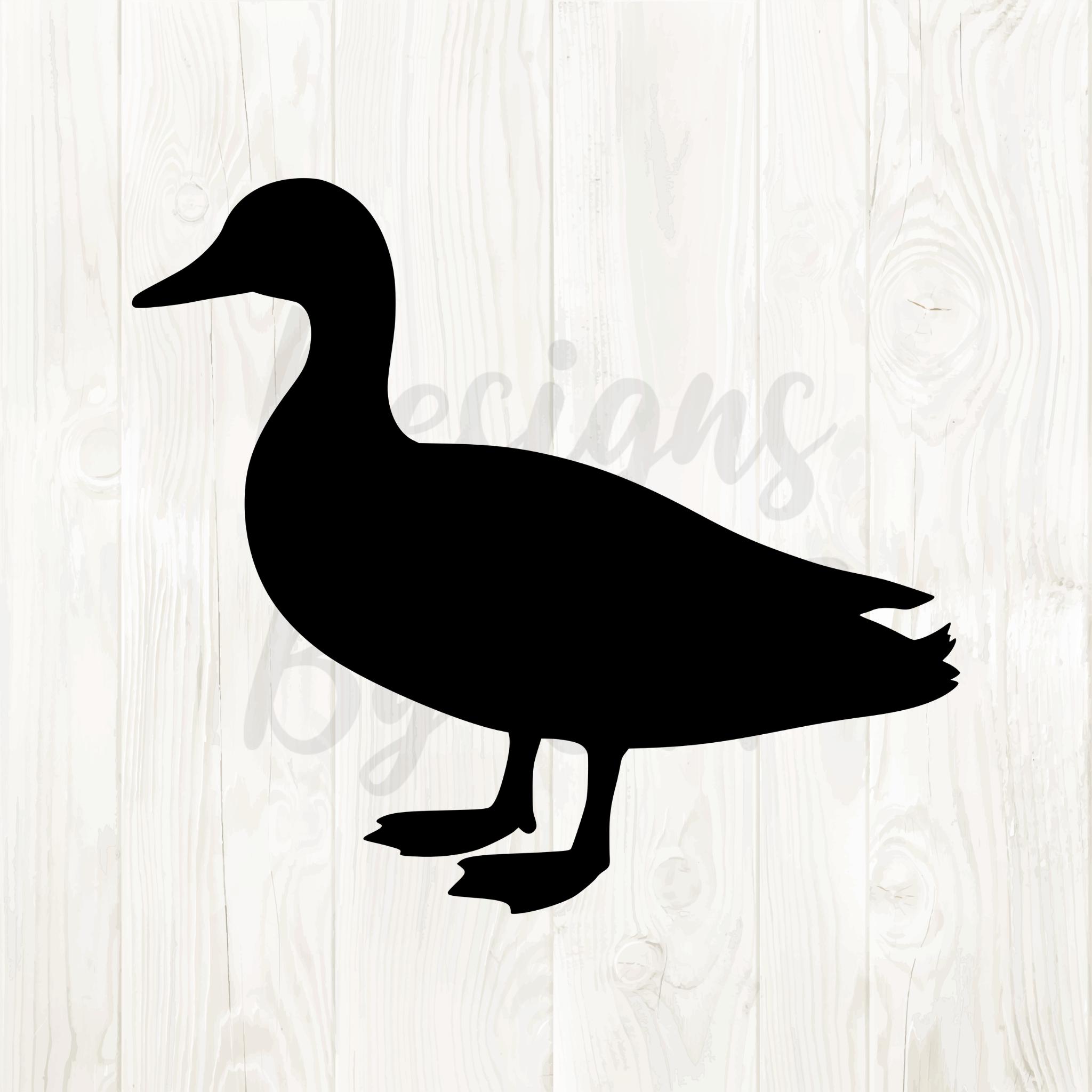 Duck Silhouette Png Svg, Silhouette Duck, Mallard Duck Outline Svg ...