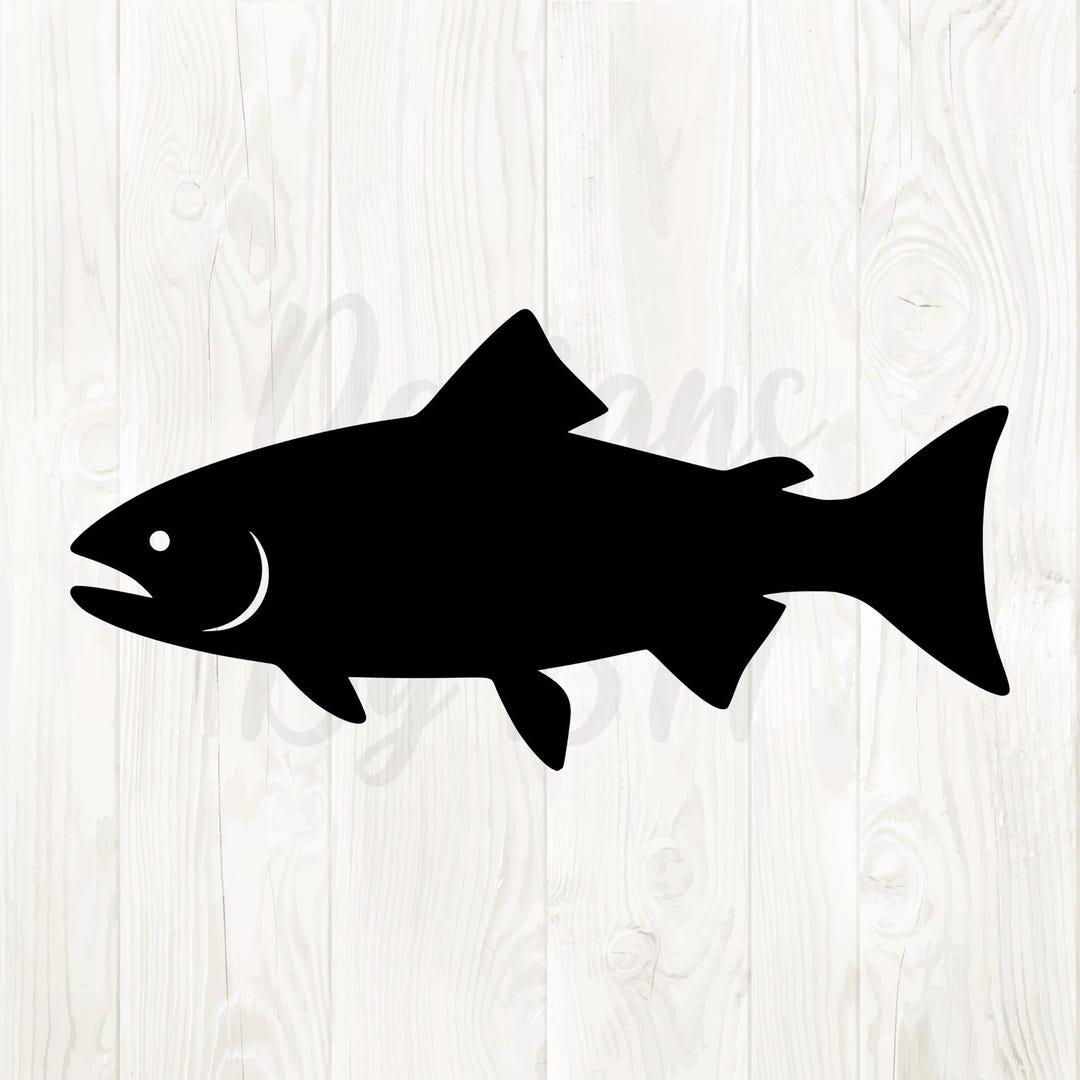 Salmon Png Svg, Salmon Silhouette Svg, Salmon Fish Png, Salmon Clip Art ...