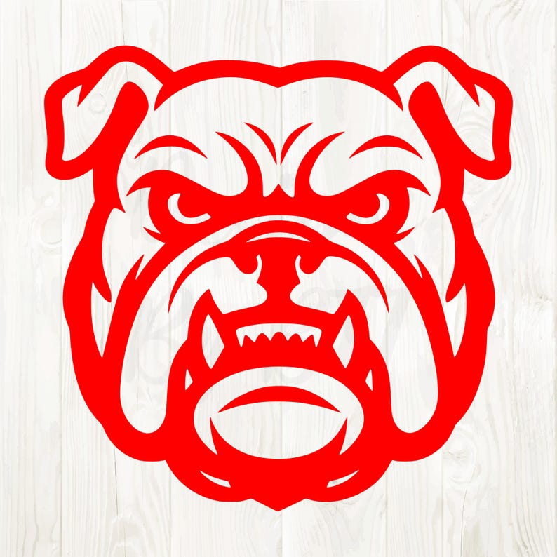 Red Bulldogs Png, Red Bulldog Svg, Red Bulldog Mascot, Bulldog Red Png ...