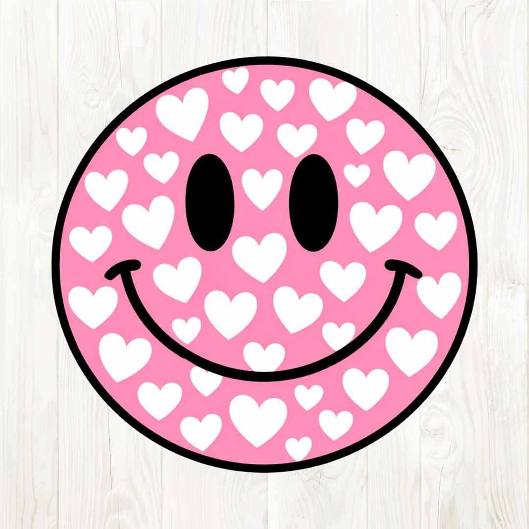 Valentine Smiley Face Png, Pink Smiley Face Png, Valentine Smiley Png ...