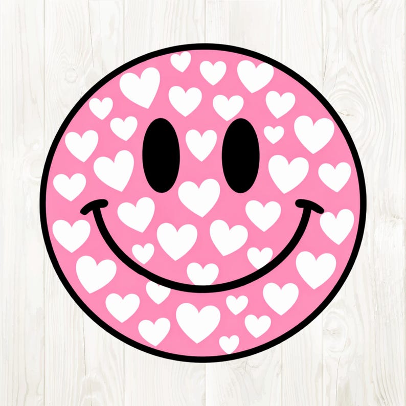 Valentine Smiley Face Png, Pink Smiley Face Png, Valentine Smiley Png ...
