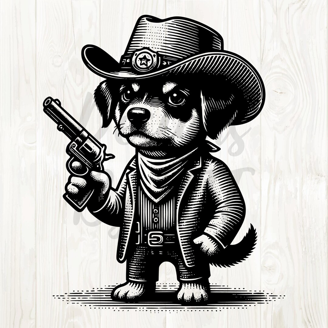 Cowboy Dog Svg, Cowboy Dog Png, Cowboy Dog Clip Art, Western Dog Png ...
