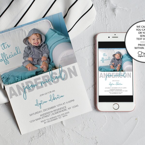 Adoption Invitation - Etsy