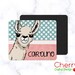 Funny Llama Polka Dot Desk Set 2 Piece Personalized Desk Set With ...
