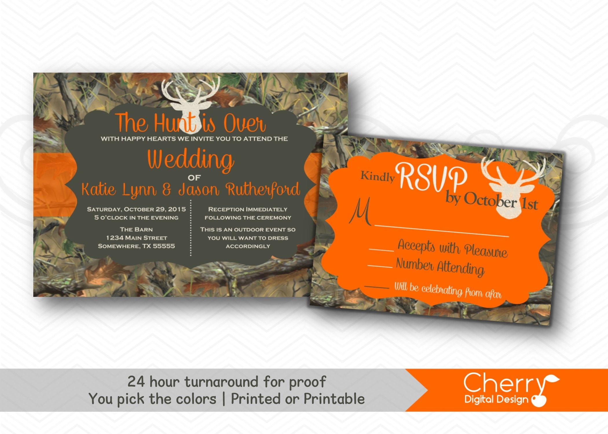 Camo Wedding Invitations Printable Best Camo Wedding Invitations