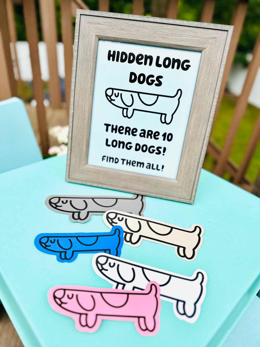 Hidden Long Dog Game - Printable Files - Etsy