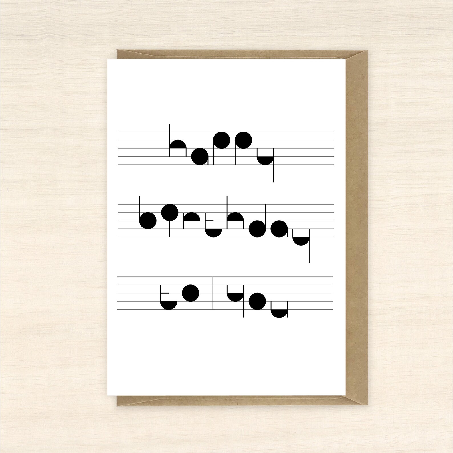 Happy Birthday to You Birthday Card With Music Notes for Musician - Etsy