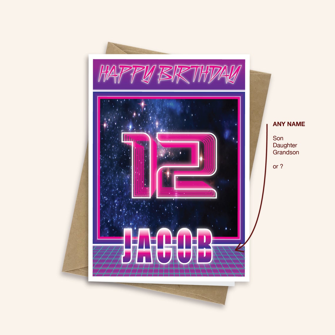 personalised-12th-birthday-card-for-boy-space-birthday-card-etsy