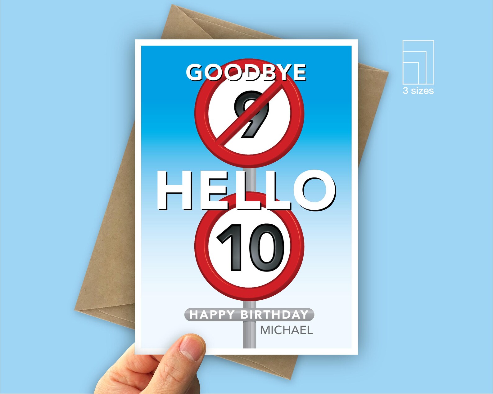 Personalized Funny Speed Sign Design for 10 Year Old Boys & Girls Sons ...