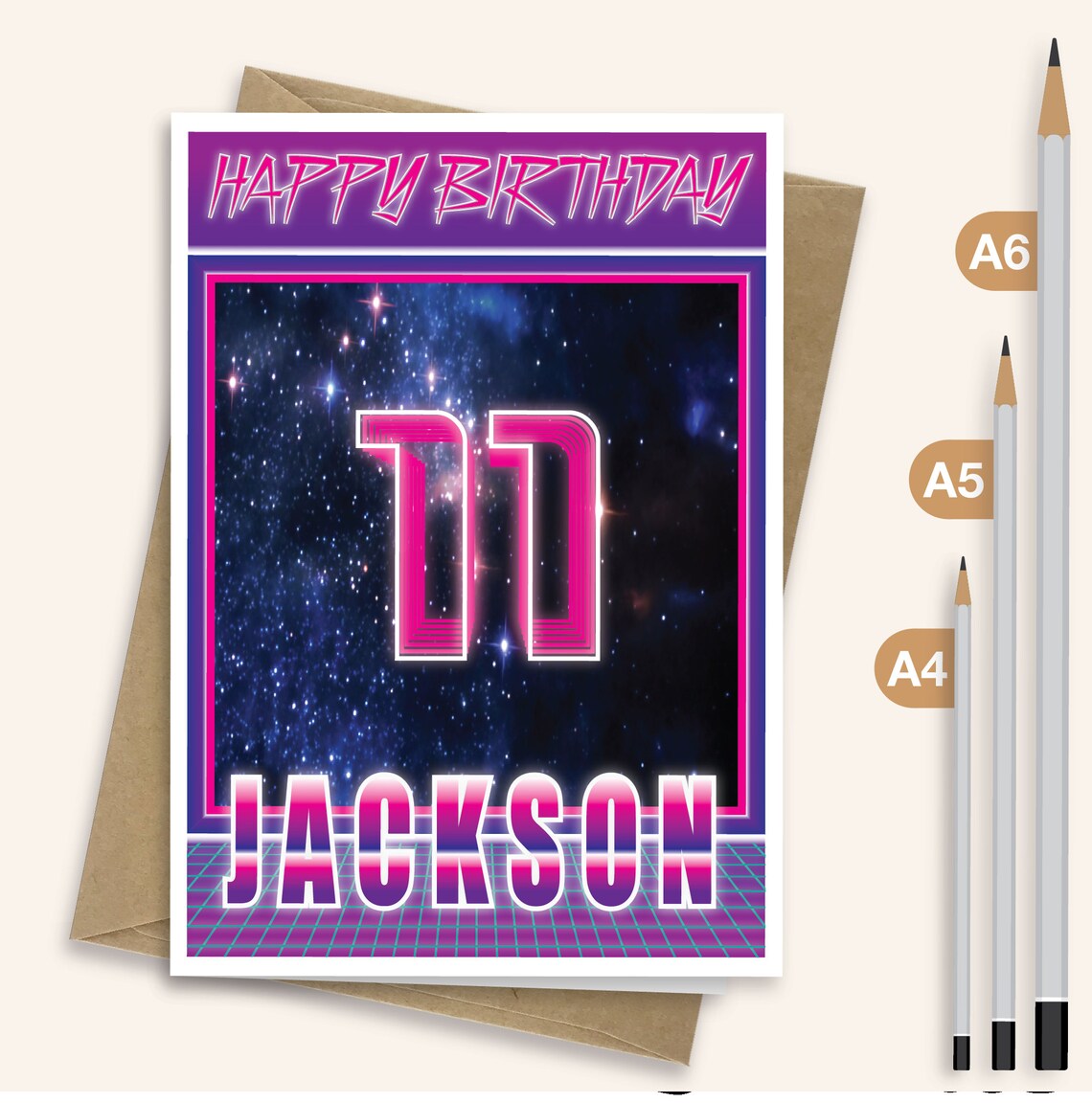 Personalised 11th Birthday Card for Boy Son Brother Friend - Etsy