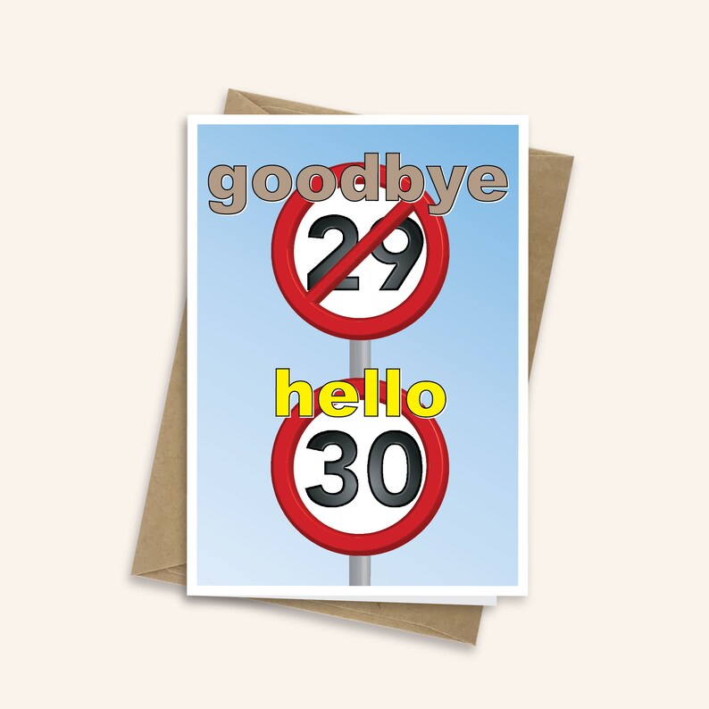 Funny 30th Happy Birthday Card for Him for Her 30 Birthday - Etsy