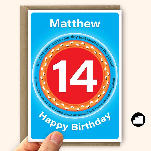 Statistics Birthday Card - Etsy