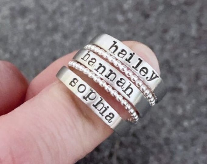 2mm-sterling-silver-stackable-name-rings-stacking-mother's-ring-layered ...