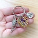 Funeral Flower Keychain With Your Dried Petals, Custom Made Heart ...