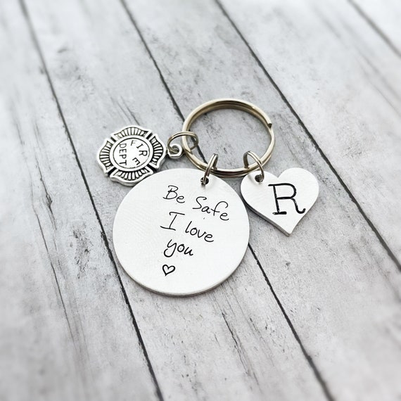 First Responder Keychain Firefighter Keychain Personalized | Etsy