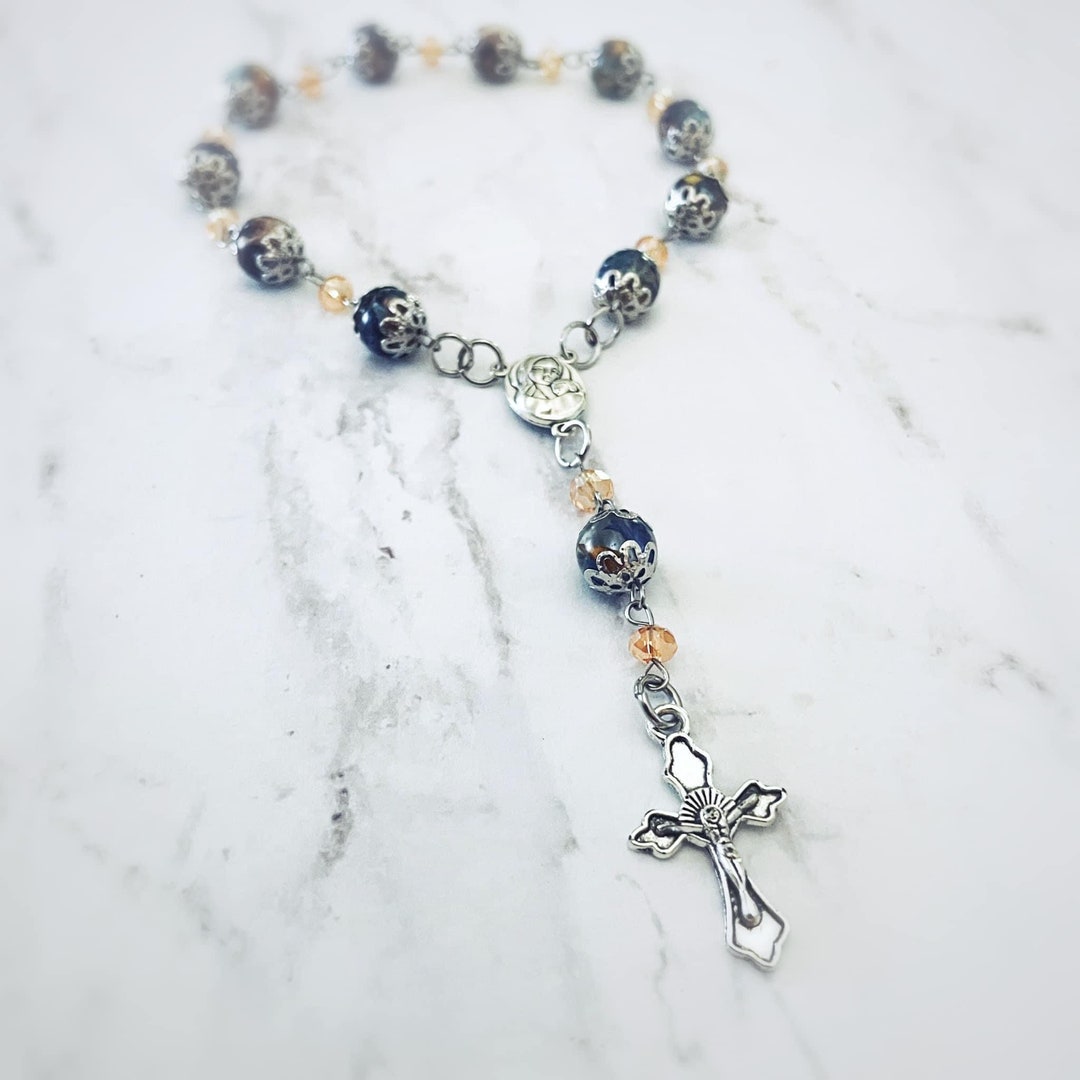 Memorial Flower Rosary Chaplet Made From Funeral Flowers - Etsy