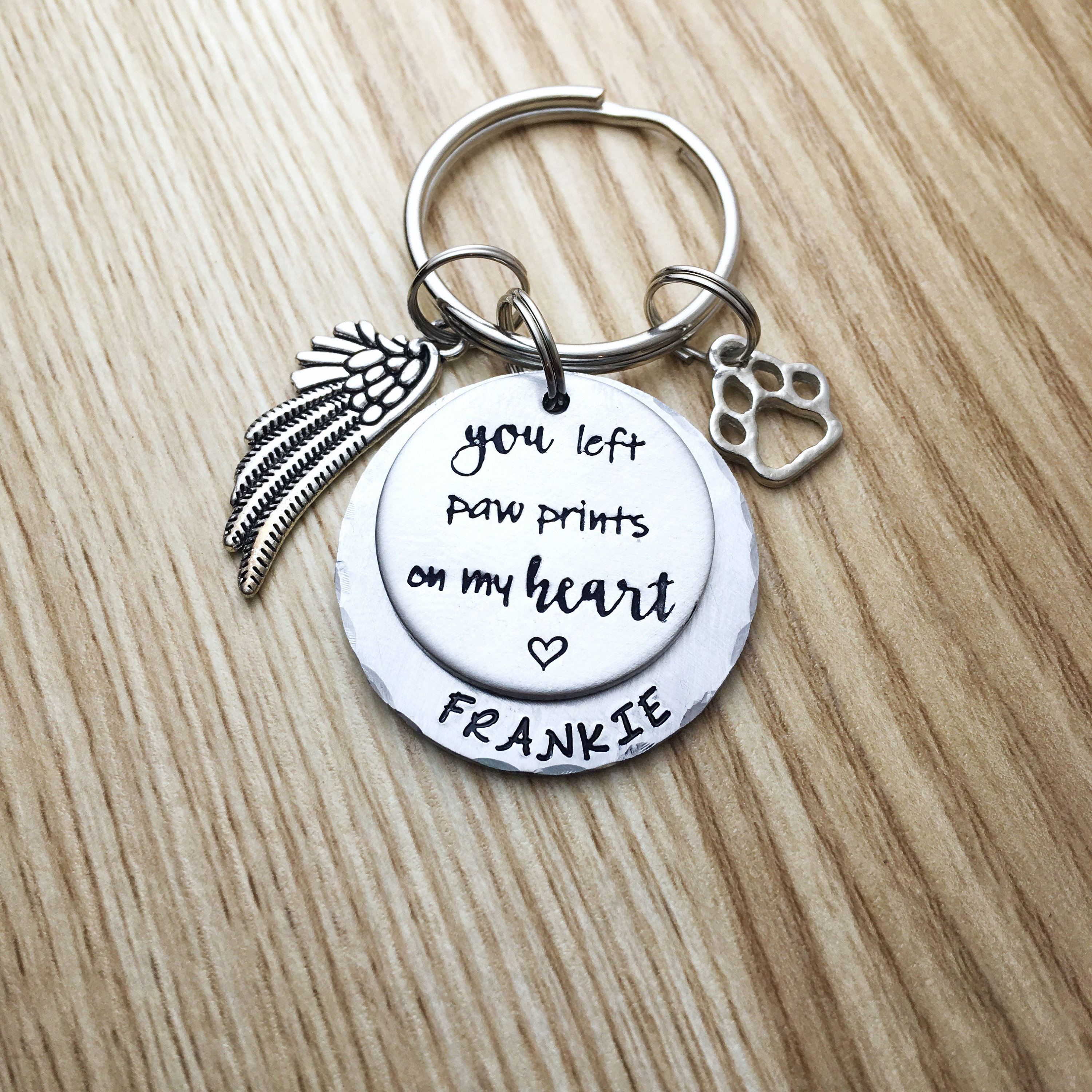 Pet Memorial Keychain Cat Memorial Jewelry Pet Loss | Etsy