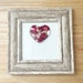 Memorial Frame With Your Dried Flower Petals, Flower Heart Shadowbox ...