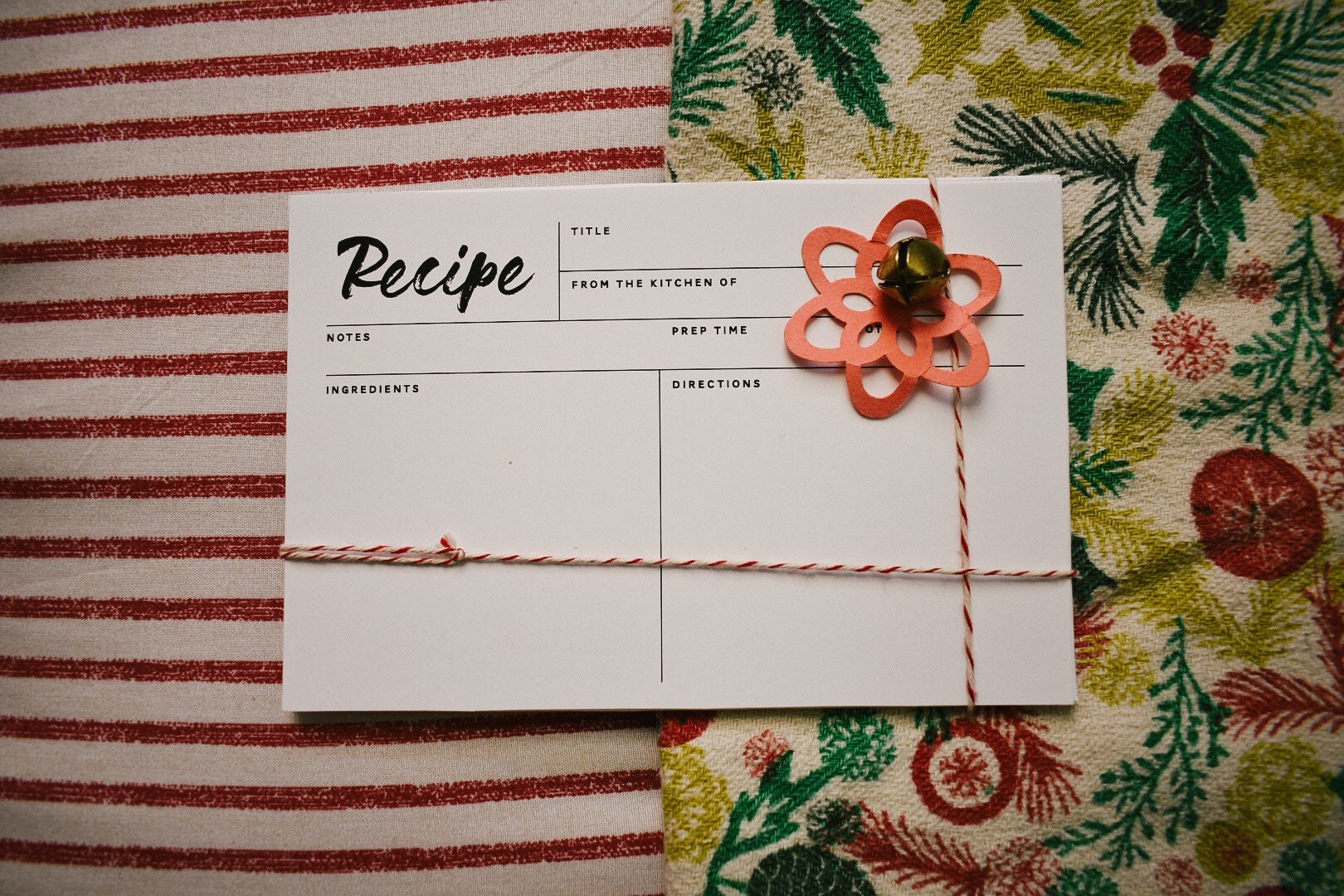Recipe Cards // Recipe Card Printable // Digital Download // 4" X 6 ...
