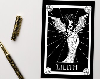 Lilith Altar Card - Etsy