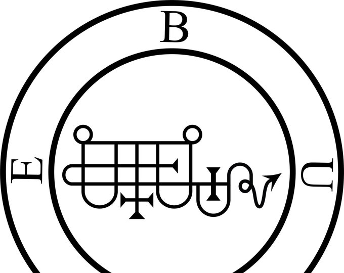 Sigil of Clauneck SVG PNG PDF Jpg Satanic Seal Instant Download Demon ...