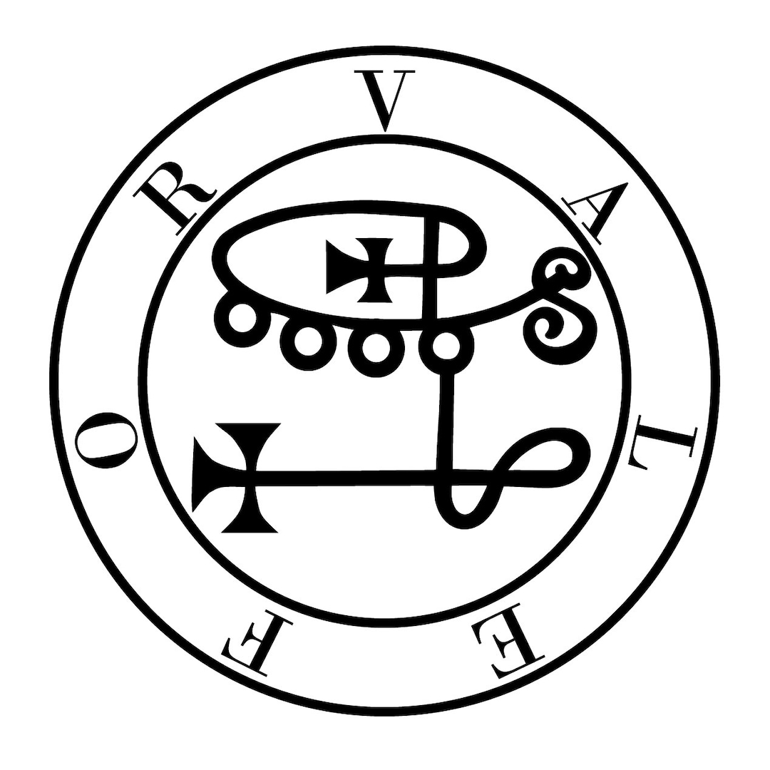 Valefor Sigil SVG PNG PDF Jpg Satanic Seal Instant Sigils Download ...