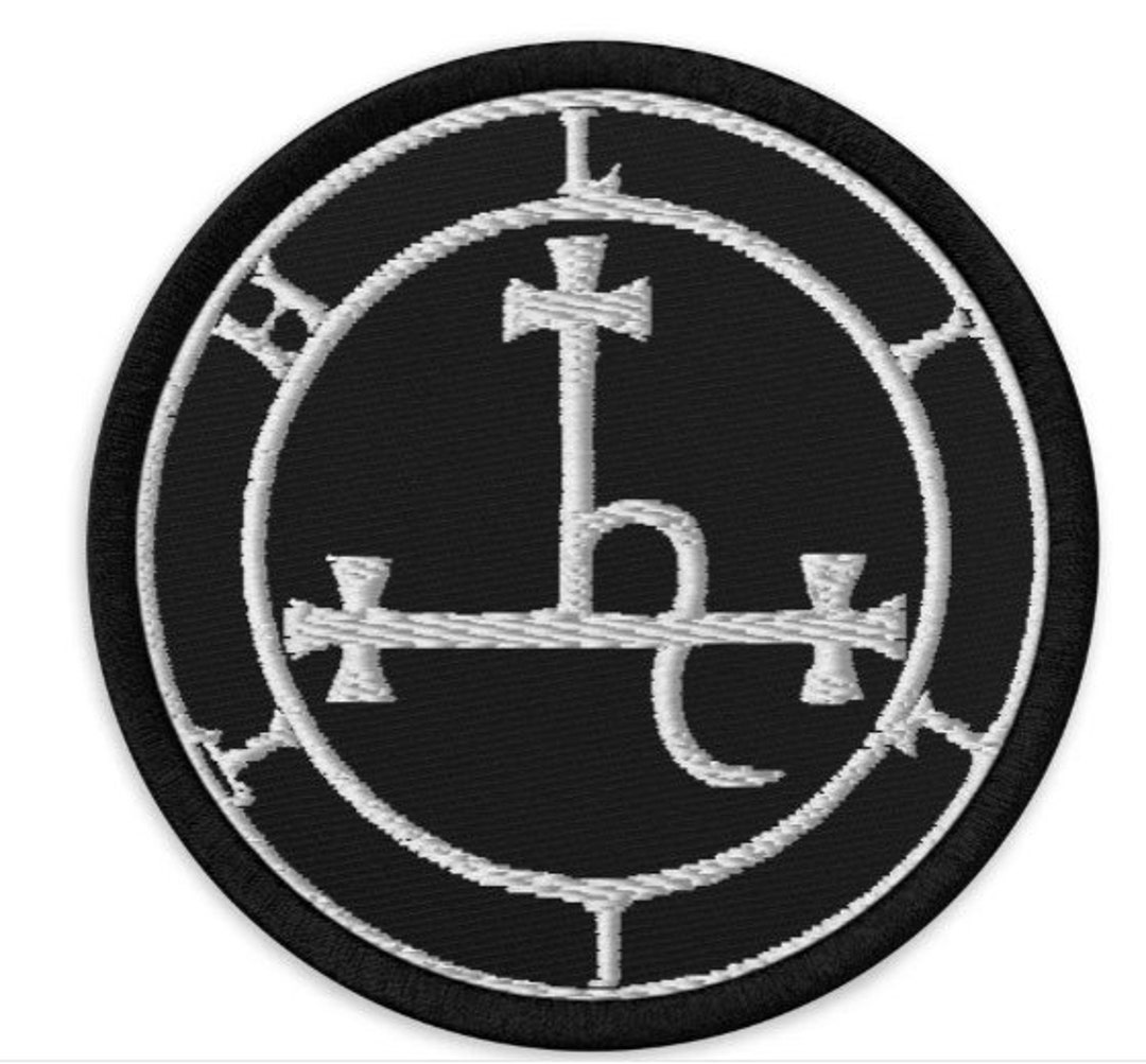 Satanic Sigils Customized 3x3 Inch Embroidered - Etsy