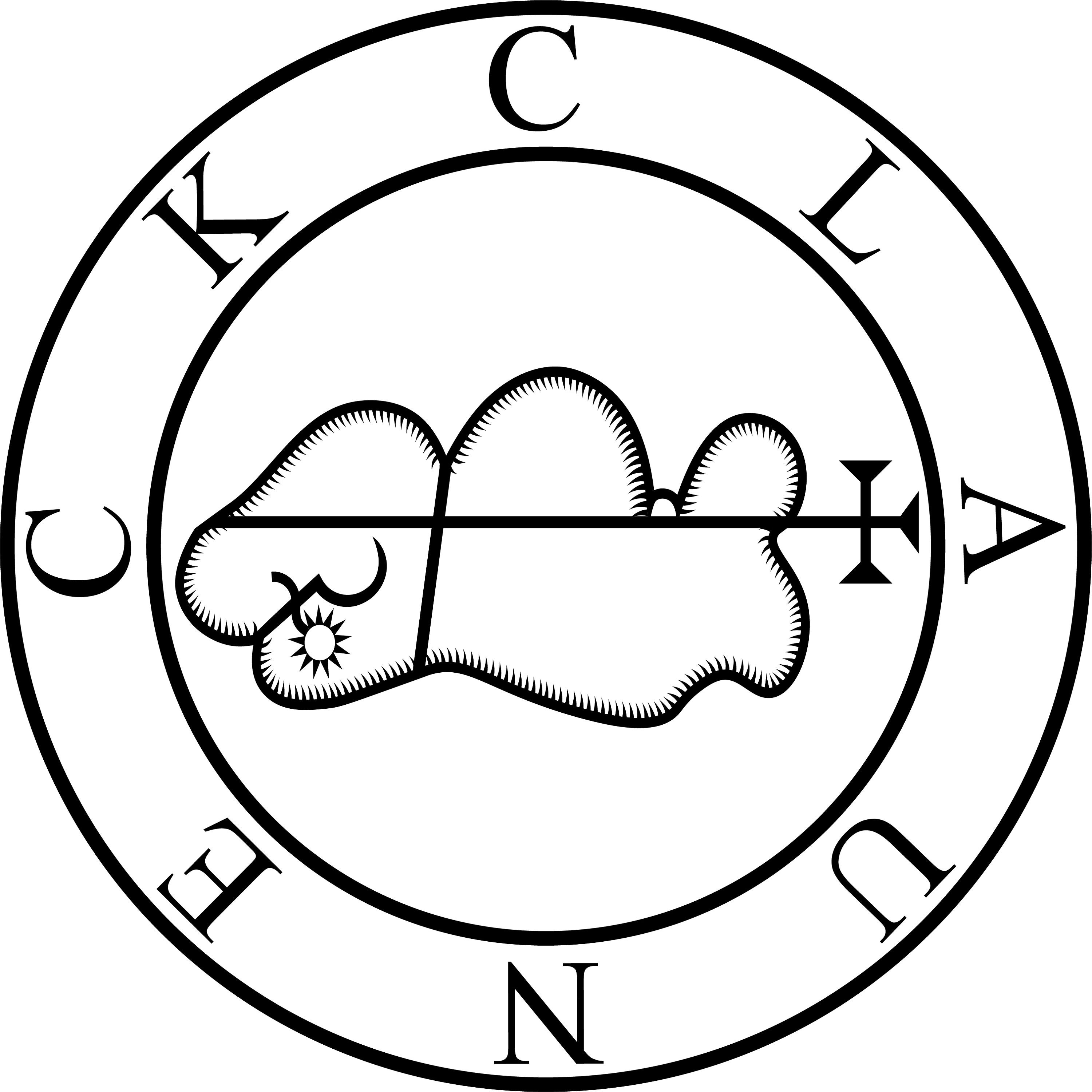 Buy Sigil of Clauneck SVG PNG PDF Jpg Satanic Seal Instant Download ...