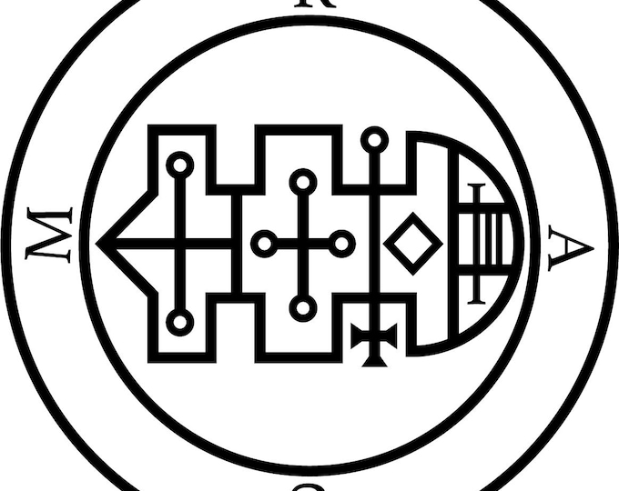 Sigil of Clauneck SVG PNG PDF Jpg Satanic Seal Instant Download Demon ...