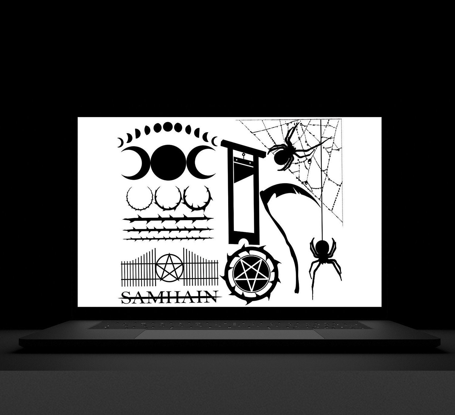 Satanic Samhain Digital Download | Halloween SVG PNG PDF Jpg Spooky ...