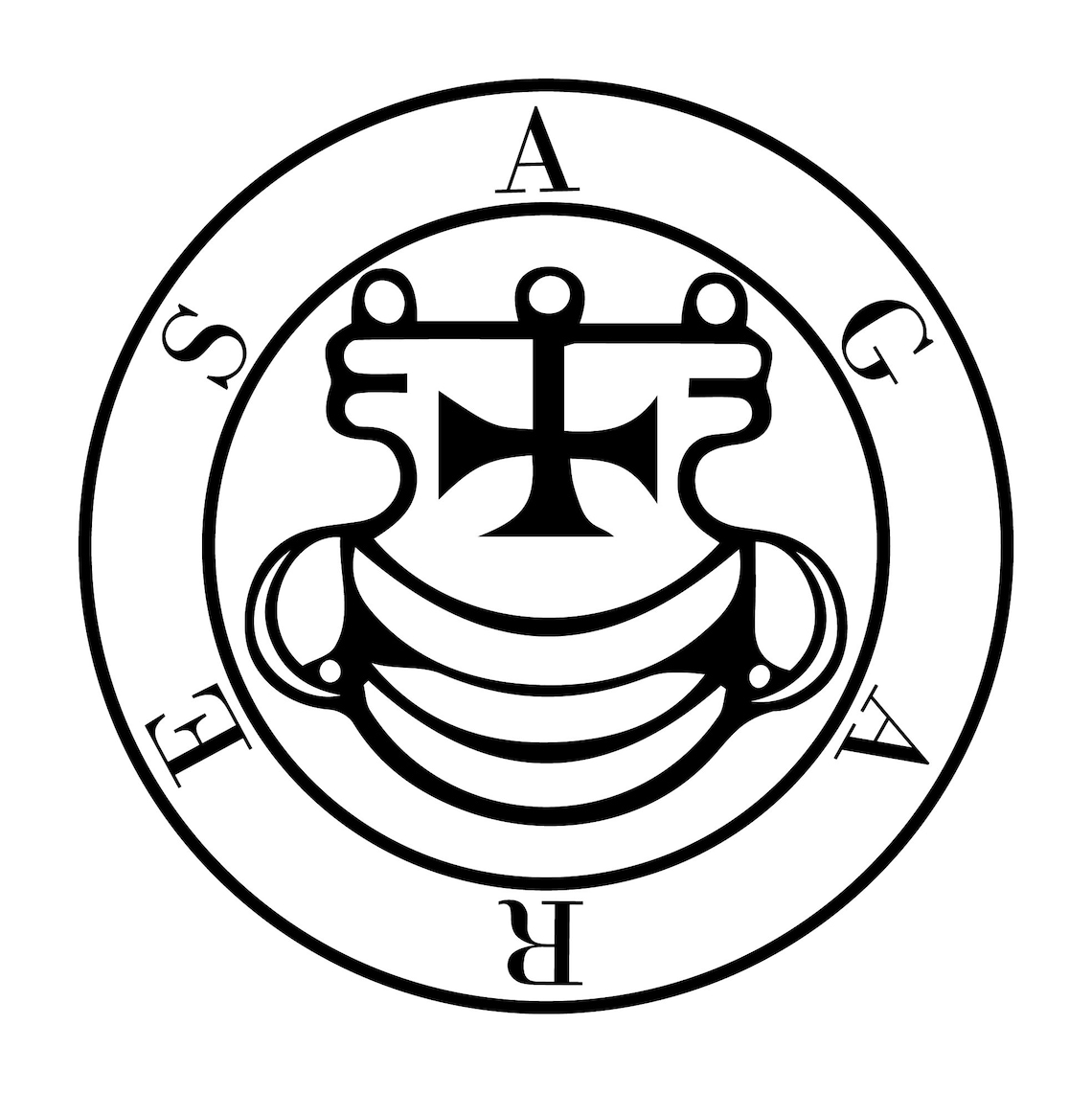 Sigil of Agares SVG PNG PDF Jpg Satanic Seal Instant Download | Demon's ...