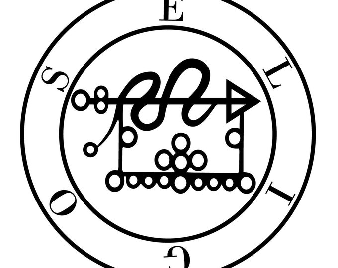 Sigil of Clauneck SVG PNG PDF Jpg Satanic Seal Instant Download Demon ...