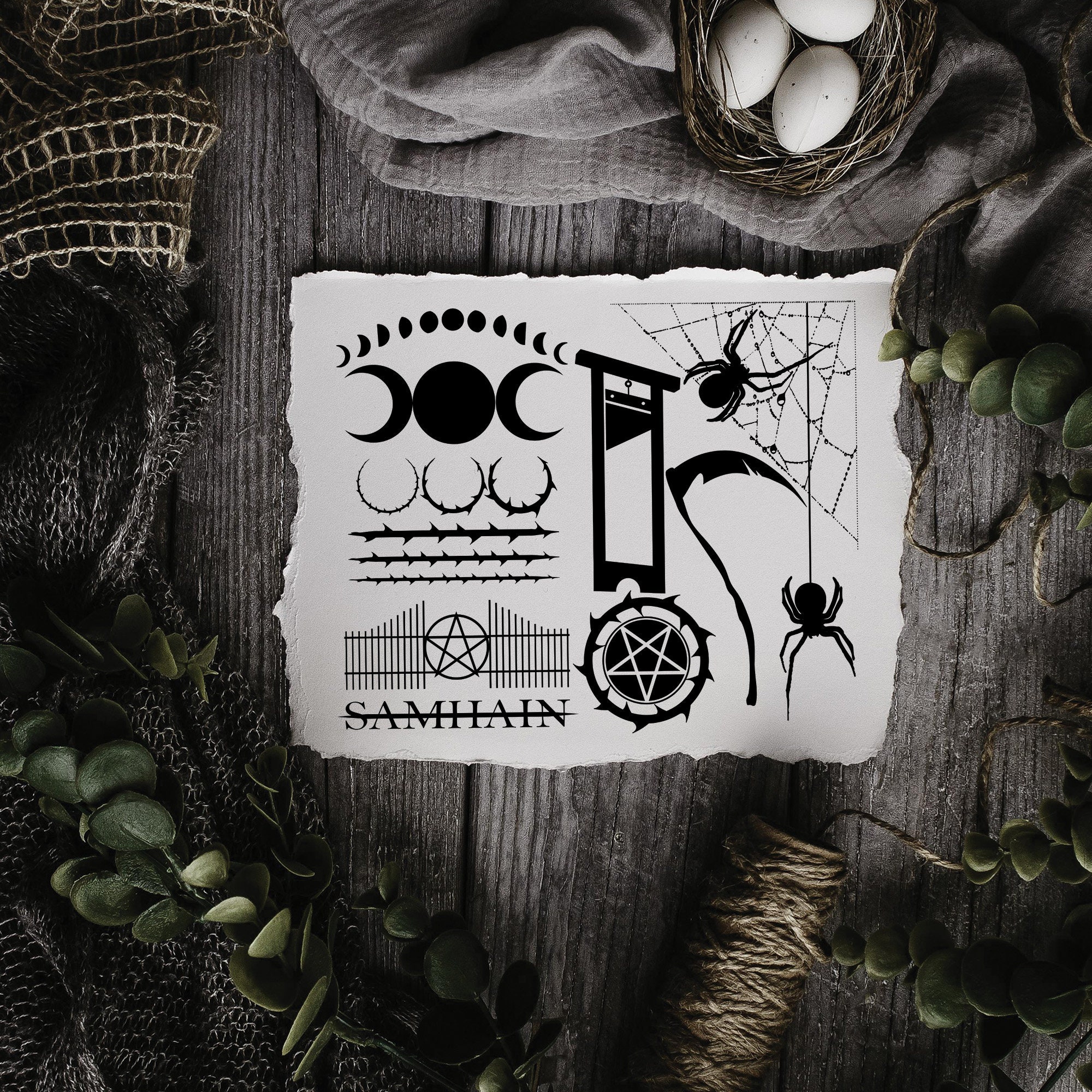 Satanic Samhain Digital Download | Halloween SVG PNG PDF Jpg Spooky ...