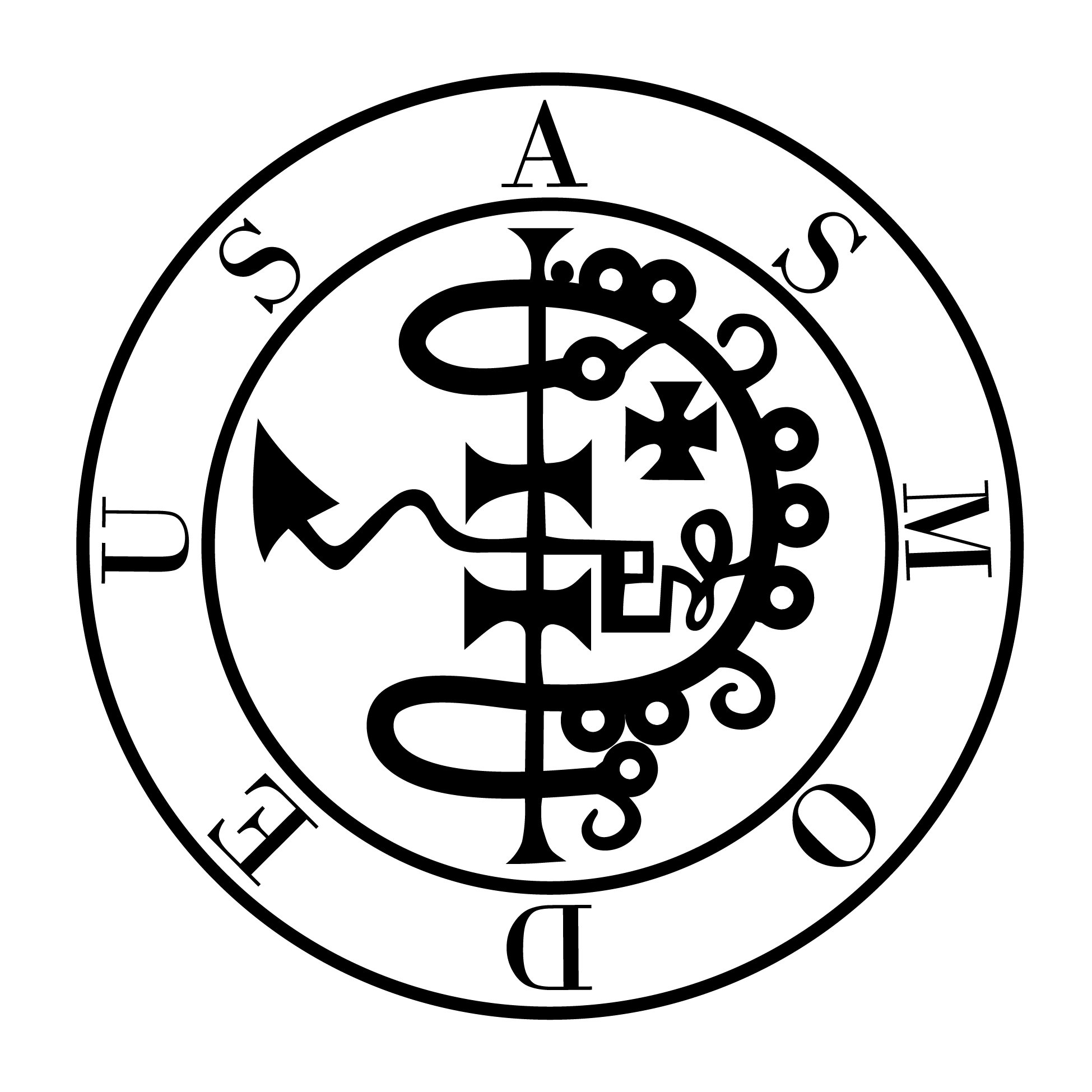 Sigil of Asmodeus SVG PNG PDF Jpg Satanic Seal Instant Download | Santan Cricut Symbol Printable ...