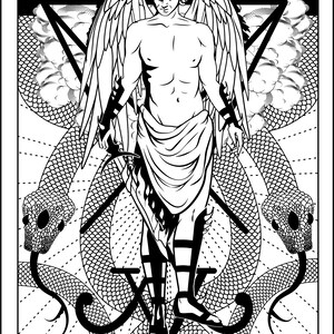 Lucifer Fallen Angel SVG PNG PDF Jpg Satanic Instant Download | Lucifer ...