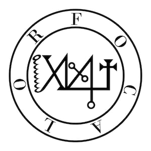 Focalor Sigil SVG PNG PDF Jpg Satanic Seal Instant Sigils Download ...