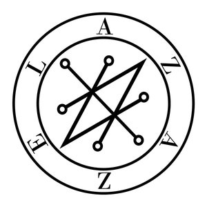 Sigil of Azazel SVG PNG PDF Jpg Satanic Seal Instant Sigils Download ...