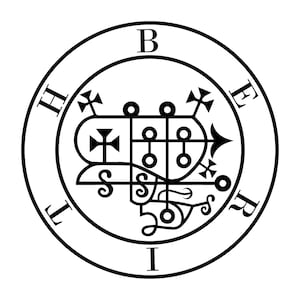 Berith Sigil SVG PNG PDF Jpg Satanic Seal Instant Sigils Download ...