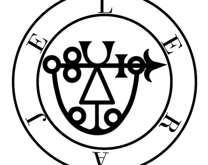 Sigil of Clauneck SVG PNG PDF Jpg Satanic Seal Instant Download Demon ...