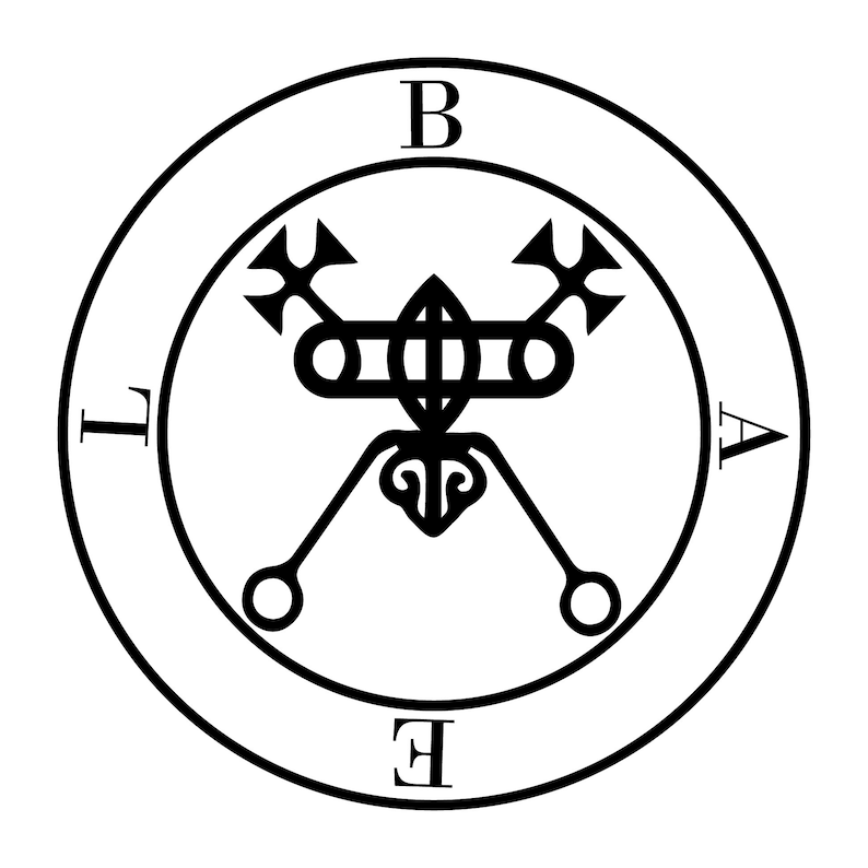 Sigil of Bael SVG PNG PDF Jpg Ba'al Satanic Seal Instant Download ...