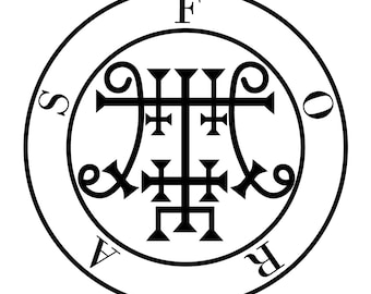 Sigil of Clauneck SVG PNG PDF Jpg Satanic Seal Instant Download Demon ...