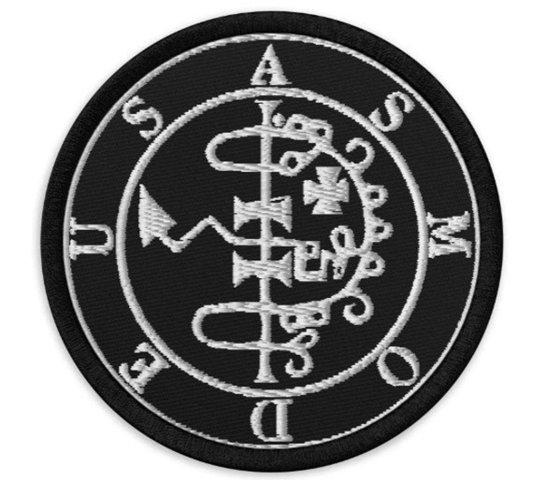 Satanic Sigils Customized 3x3 Inch Embroidered Iron-on Patch Gothic ...