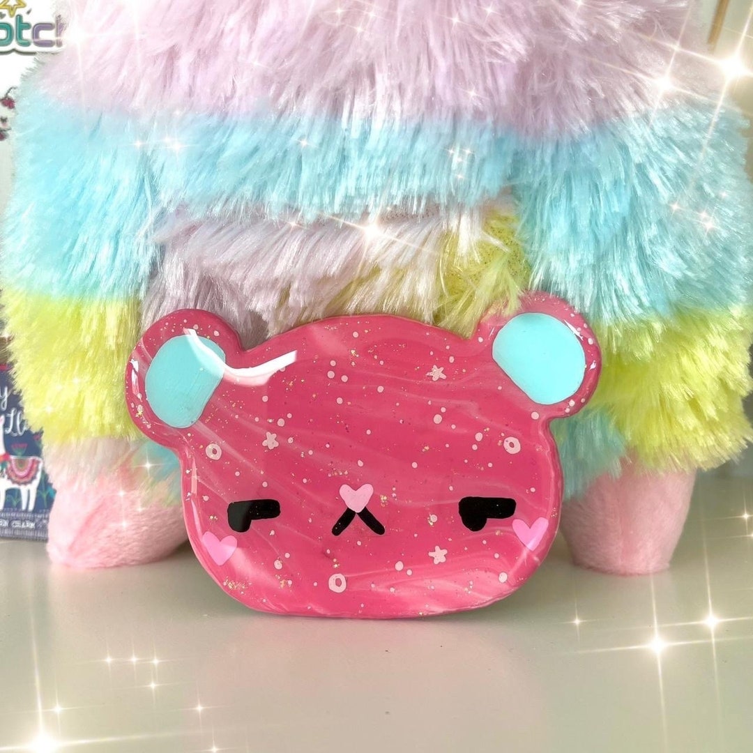 Kawaii Moody Bear Polymer Clay Standing Sculpture / Original Artwork ...