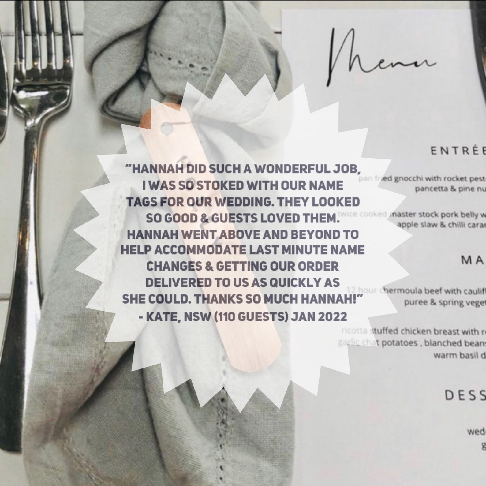 Personalised Name Tags Copper Name Tag Hand Stamped Place | Etsy